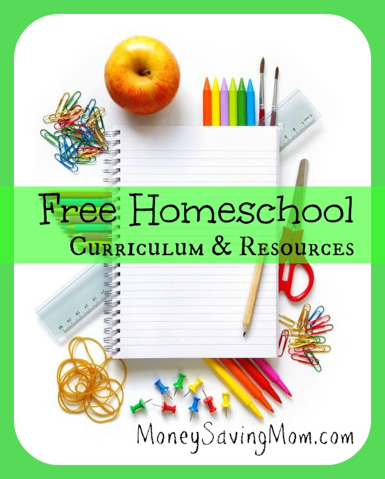 HUGE List Of Free Homeschool Curriculum Resources Money Saving Mom 