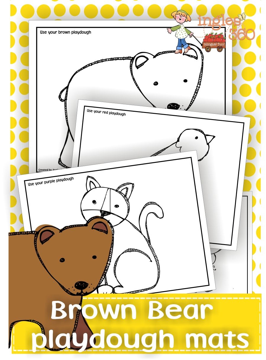 Bear Playdough Mats at Alvin Harrell blog