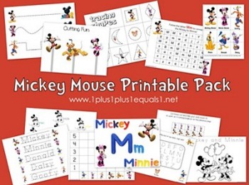 FREE Mickey Mouse Printable Set