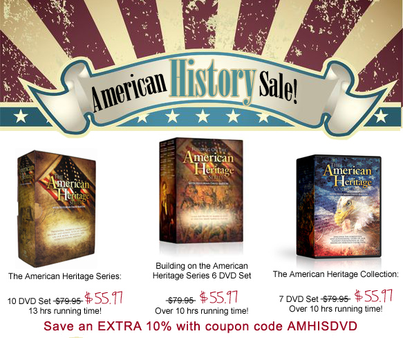 American History DVD Sale Save 40%