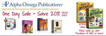 Alpha Omega 20% OFF - TODAY ONLY! (Plus $79 in FREE Art DVDs w/ $150 ...