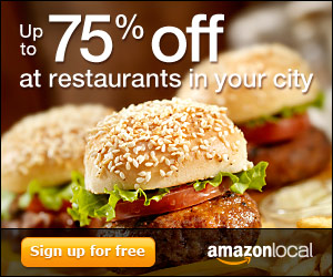 Amazon Local Deals up to 75% off