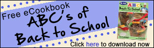 Free eCookbook: ABC's of Back to School