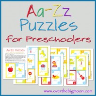 Free Preschool Printables: Aa-Zz Puzzles
