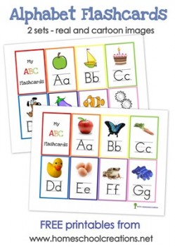 FREE Alphabet Flash Cards and Alphabet Wall Posters