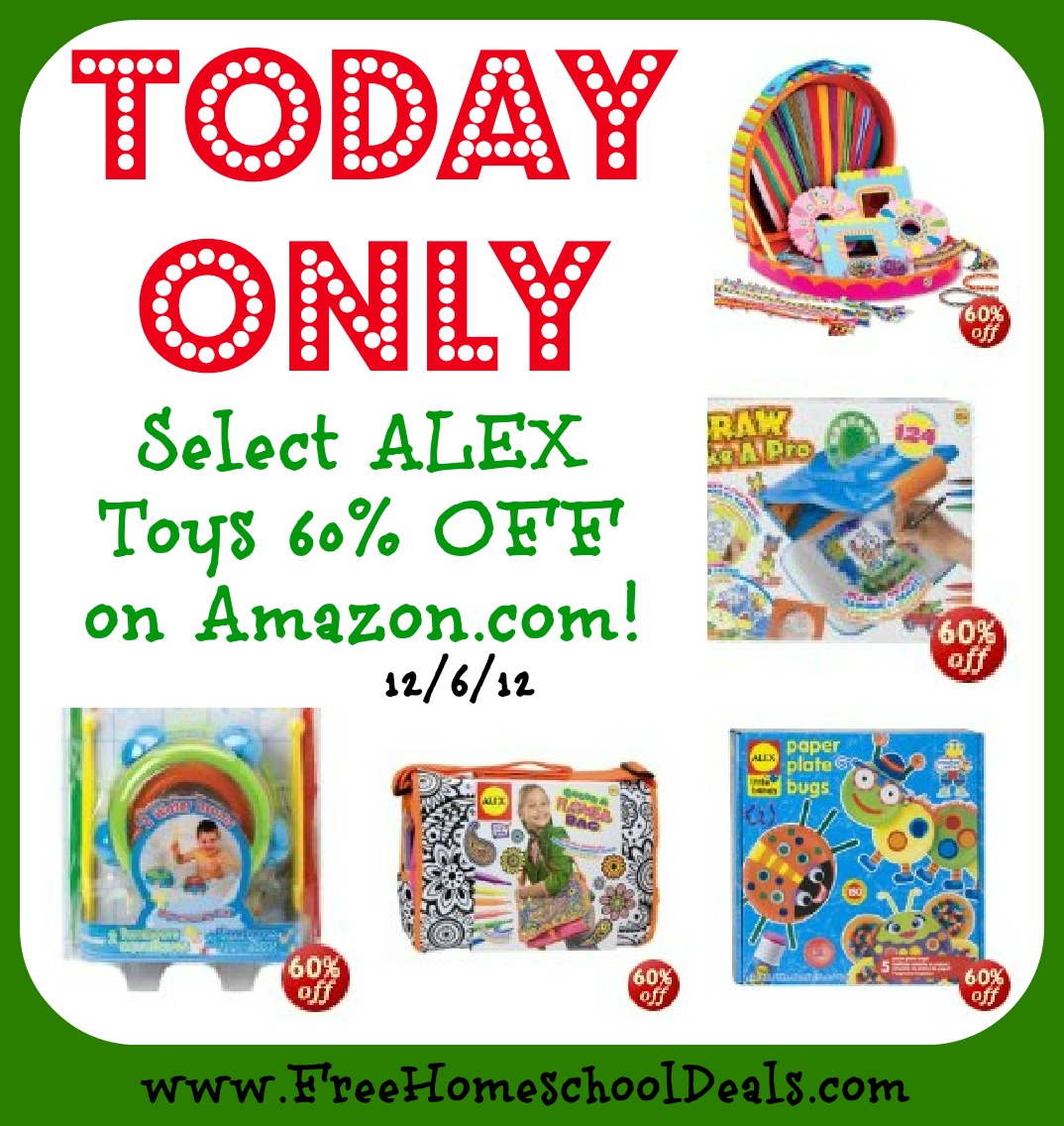 Amazon.com Deal of the Day: 60% Off Select ALEX Toys