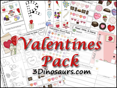 Free Valentines Printable Pack (over 160 Pages!)