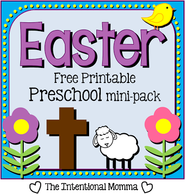Free Easter Printable Preschool Pack