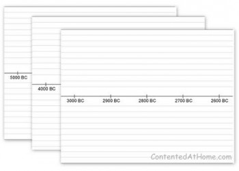 Free Printable Timeline Notebook Pages