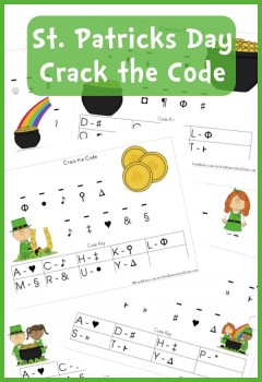 Free Worksheets: St. Patrick's Day Crack the Code Printable Set ...