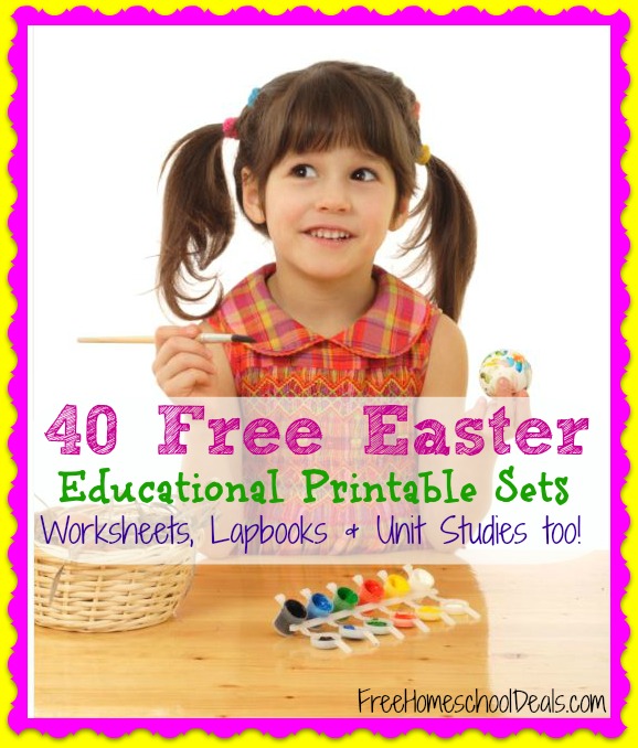 BIG List of Free Easter Learning Resources {Printables + Unit Studies!}