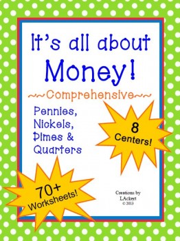 Free It's All About Money Unit Study and Worksheet Printables (Save $12!)