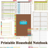 Free Printable Household Notebook