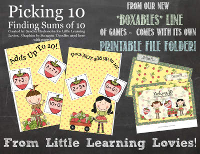 Homeschool Freebie: Picking 10 Strawberry Picking Addition Game (Coupon ...
