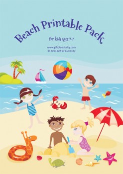 Free Worksheets: Beach Printable Pack for ages 2-7 (Includes 49 Activities)