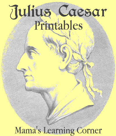 Free Julius Caesar Unit Study Printables