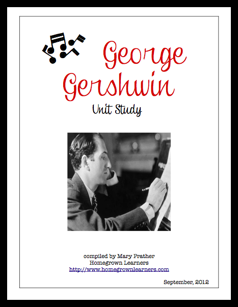 Free George Gershwin Unit Study