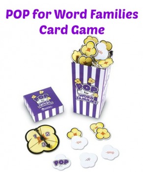 POP for Word Families Card Game $6.98 (reg. $11.99!)