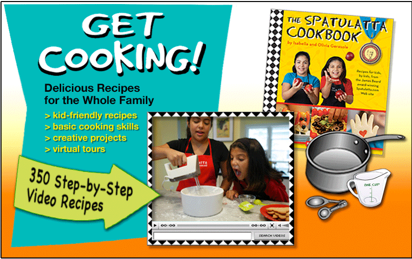Free Cooking Site for Kids: Spatulatta