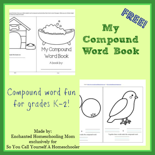 Free Compound Word Printable Book