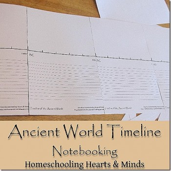 Free Ancient World Timeline for Notebooking