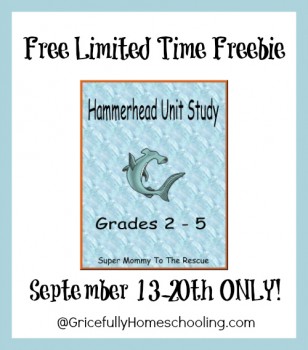 Free Hammerhead Shark Unit Study (Limited Time)