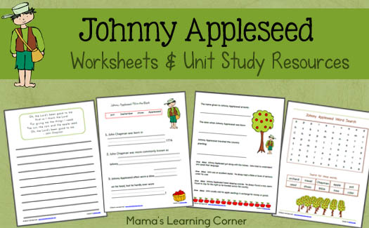 Johnny Appleseed Worksheets For Kindergarten