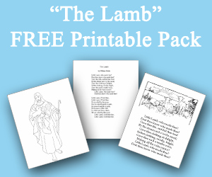 "The Lamb" Questions and Activities Plus FREE Printable Pack