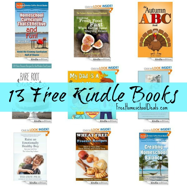 13 Free Kindle Books: Wheat Free Freezer Recipes, Creating Homeschool ...
