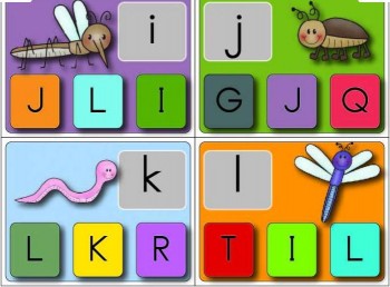 Freebie: Creepy Crawly Alphabet Clip Cards (Upper/Lower Match) (expires ...