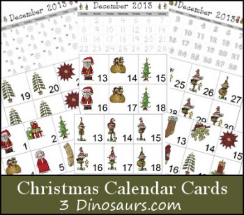 Christmas: Free Christmas Calendar Cards