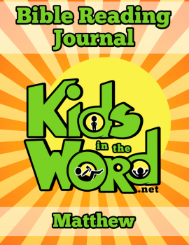 Free Matthew Bible Reading Journal for Kids!