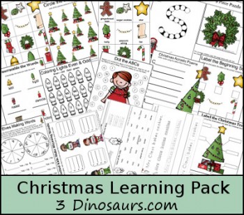 Free Christmas Learning Printable Pack - over 180 pages!