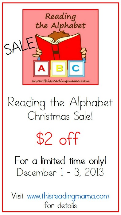 Homeschool Deals: Reading the Alphabet Bundle Pack sale!