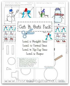 Winter Activities: FREE Cutting Practice Pack