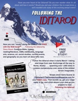 Free Unit Study: Following the Iditarod (limited time)