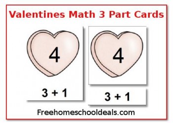 Valentines Activities for Kids: Free Math Printables