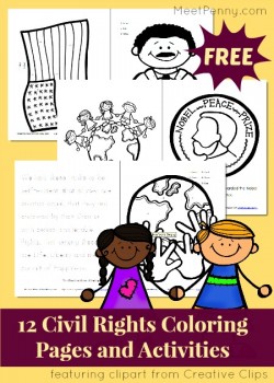 Black History Month: Free Civil Rights Coloring Pages and Activity Pack