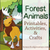 Free Forest Animals Printables, Activities and Crafts