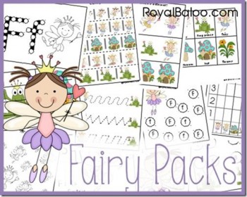 Free Fairy Printables Packs for Tot, PreK, and K-2nd