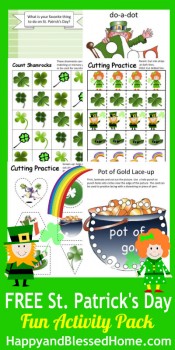FREE St. Patrick's Day FUN Printable Pack