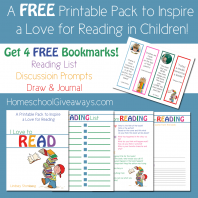 Free "I Love to Read" Printable Pack including Reading List, Draw and ...
