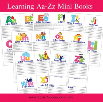 FREE Learning A-Z Mini Books Printables