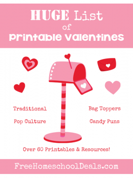 Huge List of Free Printable Valentines