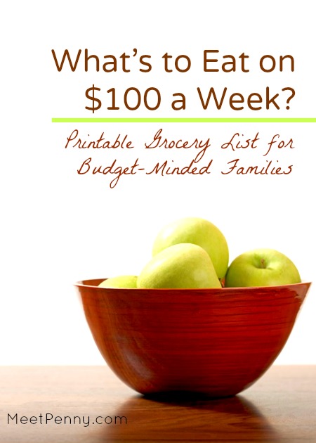Free 100 Grocery List For A Week Printable Free 100 Grocery List For A Week Printable