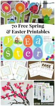 70 Free Spring Activities and Easter Printables