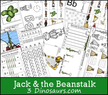 Free Jack & the Beanstalk Printable Pack