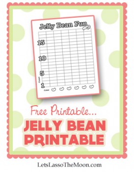 Free Jelly Bean Fun Counting Printable