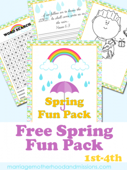 Free Spring Fun Printable Pack