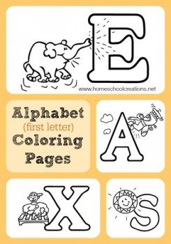 Free Printables: Alphabet Coloring Pages